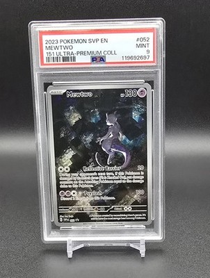 2023 Pokemon TCG Mewtwo #52 EN: SVP 151 Mew UPC Promo MINT PSA 9 | eBay