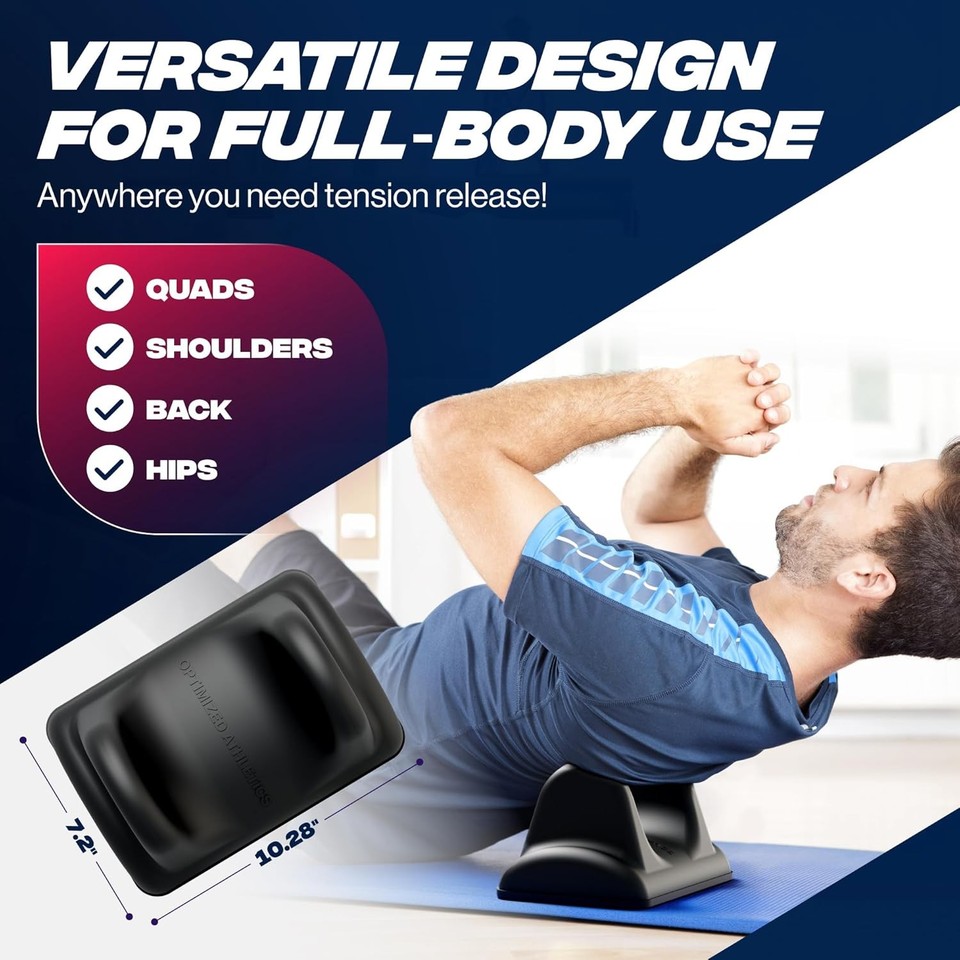 Psoas Release Tool I Stretching and Deep Tissue Relief I Hip Hook Black ...