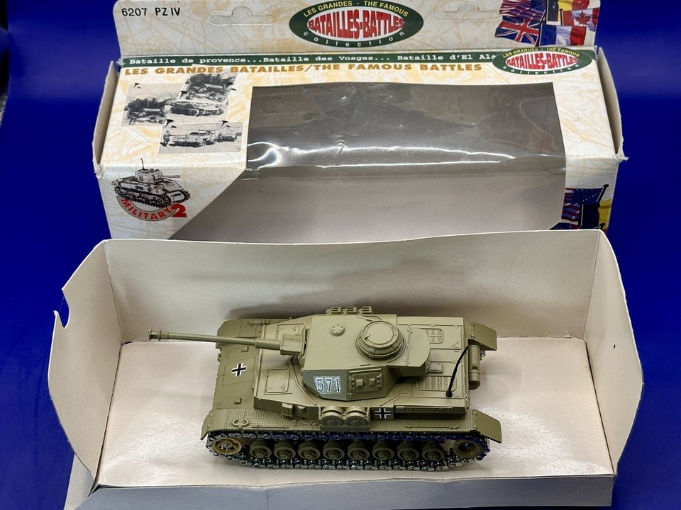 Solido W/Box Verem Metal WWII Tank German Yellow Dunkelgelb Panzer IV ...