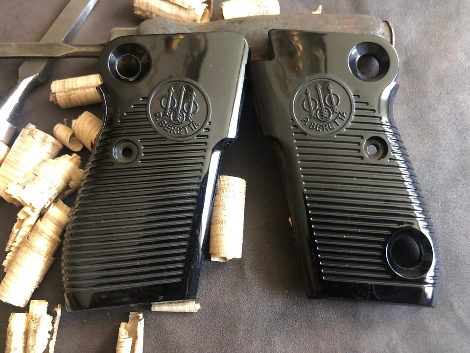 Beretta 1951. Helwan Brigadier. The Tariq (Iraqi Beretta) Black Grips ...