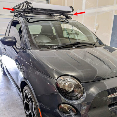 48" Bare Roof Rack Cross Bars Luggage Cargo Carriers For Fiat 500 595 ...
