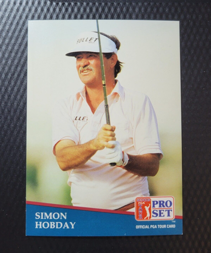 1991 Pro Set Official SENIOR PGA Tour SIMON HOBDAY 1990 ROOKIE Card ...