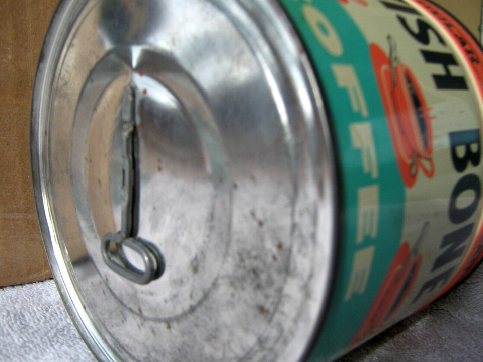 1968 Wish Bone coffee tin, sealed/unopened, NOS, w/hand crank, two ...