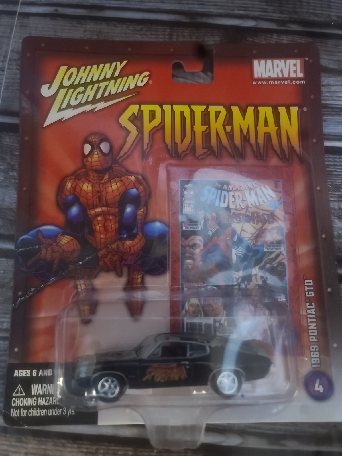 Johnny Lightning SPIDER-MAN #4 1969 Pontiac GTO 1/64 Diecast | eBay