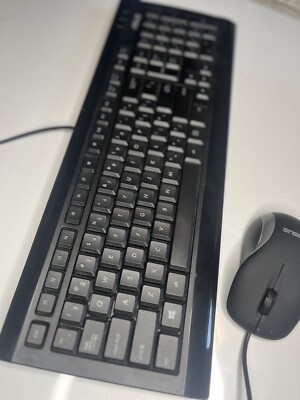 Genuine ASUS Keyboard Model # KB73211 Desktop USB Wired Black with ...