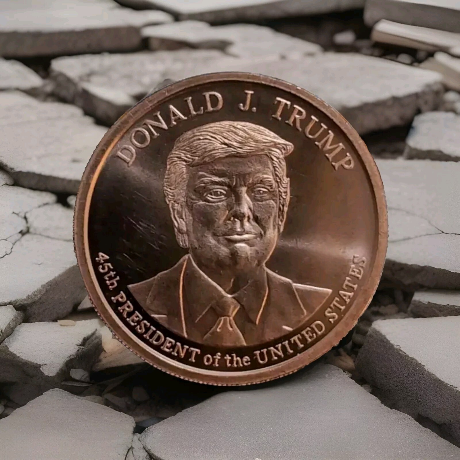 Trump Coin 45th President - 1 oz .999 Fine Copper | eBay