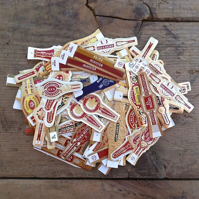 100 Assorted Vintage Original CIGAR BAND Label Collection 1920s-30s ...