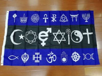 Peace Coexist Flag Grommets Polyester Flag Free Shipping 3X5 90x150cm ...