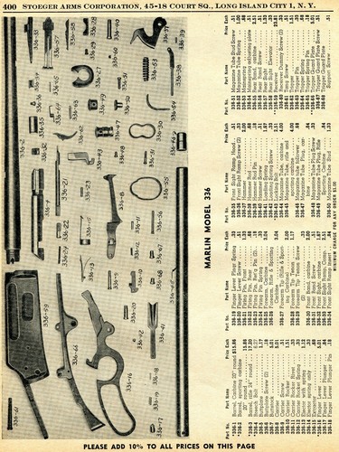 1959 Print Ad of Marlin Model 89C Rifle Parts List | eBay UK