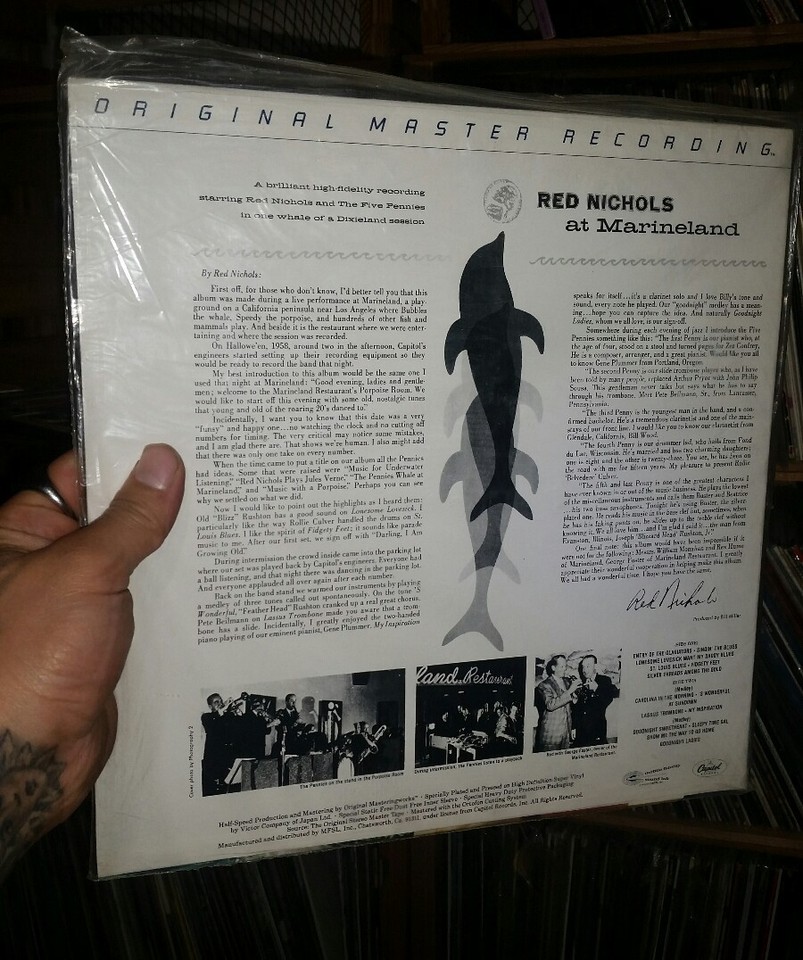 Red Nichols & 5 Pennies - Marineland — Sealed — MFSL Original Master ...