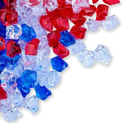 Clear Fake Ice Rocks – 550Pcs Large Acrylic Gems Crushed Plastic ...