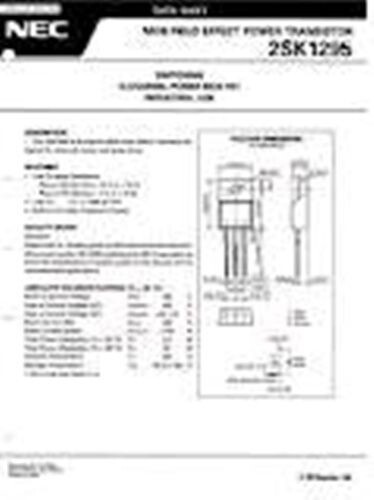 1x NEC TRANSISTOR 2SK1295 K1295 | eBay