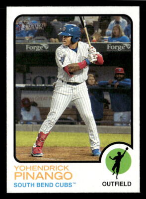 Yohendrick Pinango 2022 Topps Heritage Minor League Card #154 South ...
