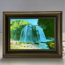 Vintage Motion Light up Waterfall Framed Picture With Sound of Water ...