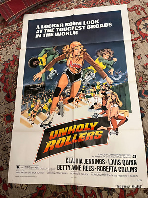 Unholy Rollers, The 1972 American International 27x41 one sheet Claudia ...