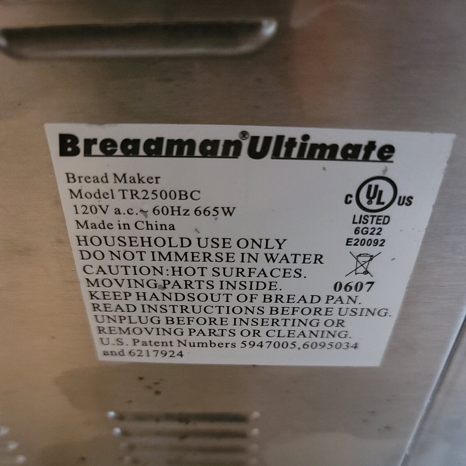 Heavy Duty Pan Seal Kit for Breadman Bread Maker TR2500BC 3-Rivet Pan ...