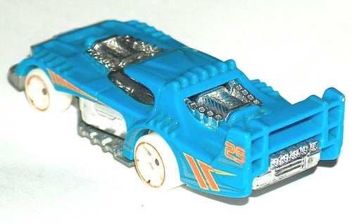 2014 Hot Wheels Two Timer Blue & White 1/64 Diecast Race Car Loose ...
