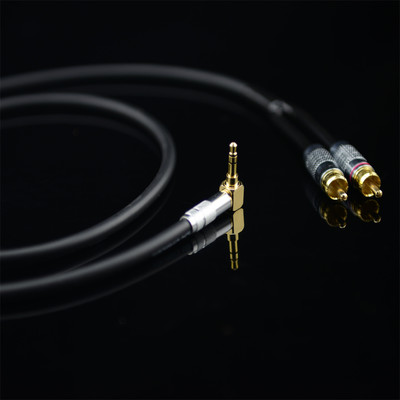 Prolink Standard 100 Audio Cable Stereo 3.5mm to 2 RCA Gold For MP3 CD ...