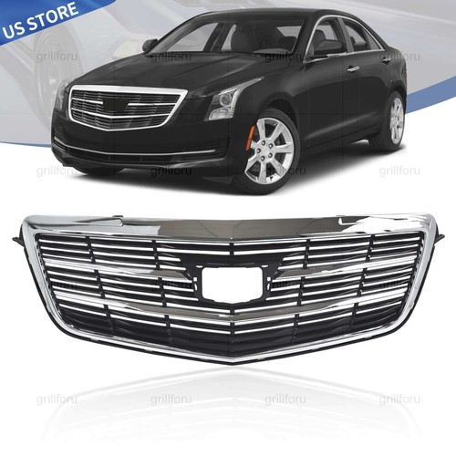 For 2015-2019 Cadillac ATS Chrome Plastic Front Upper Center Grille ...