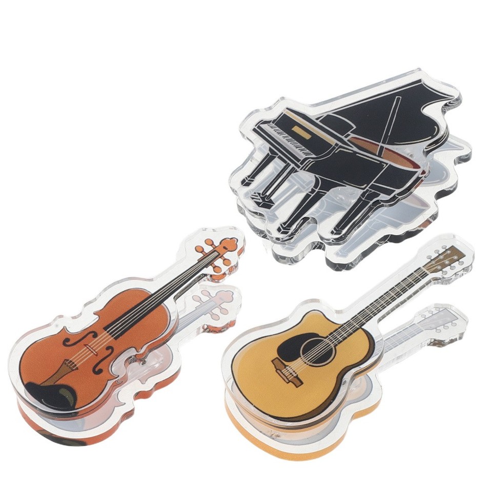 3pcs Music Book Page Clip, Office Supply File Paper Clips Piano Score ...