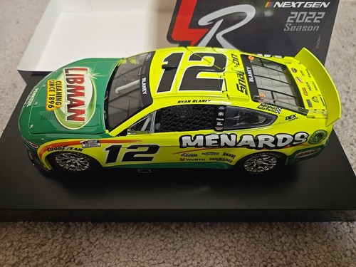 2022 Ryan Blaney 12 Menards Libman 1/24 Lionel Nascar Diecast 1/564 ...