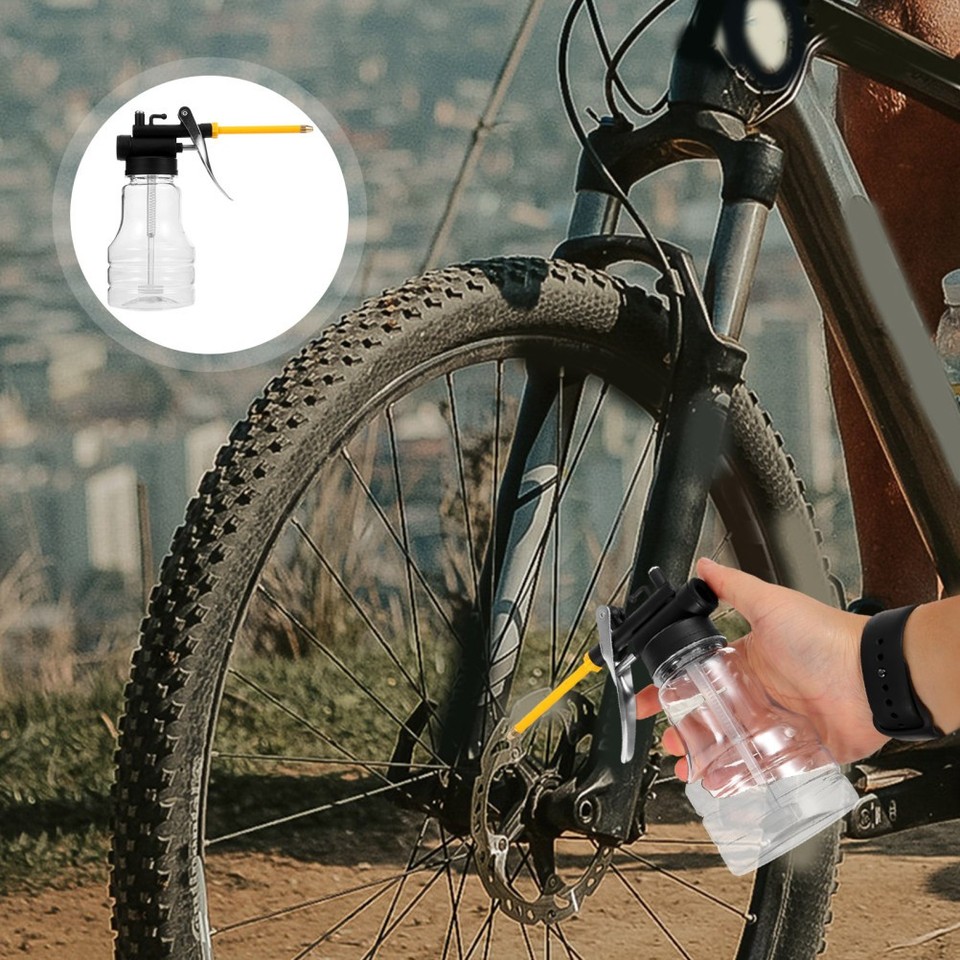 2Pcs Transparent Manual Oil Can - High Pressure Pump Oiler - Manual ...