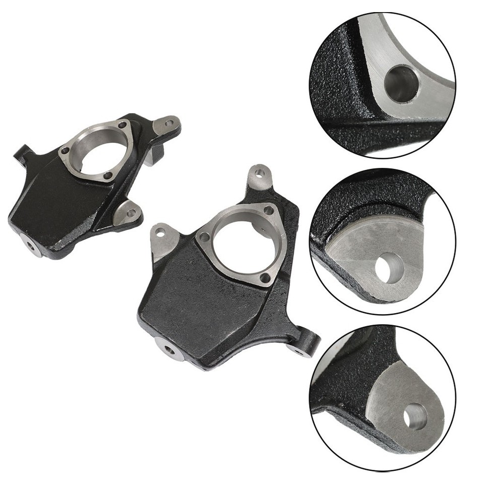 2" Drop Spindle Set For Chevy Silverado Sierra 1500 2WD 4WD Pair(2) 07 ...