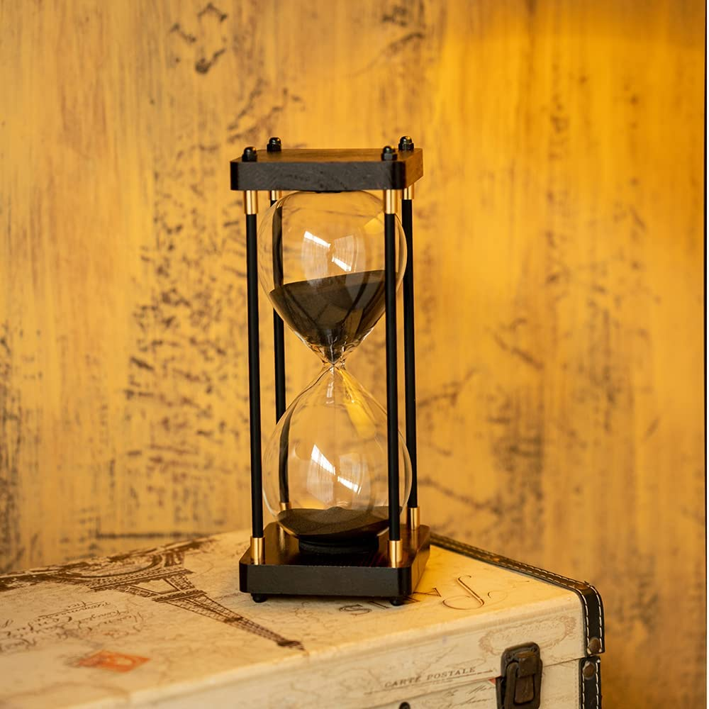 60 Minutes Hourglass Sand Timers,Large Sand Timer, Decorative Quiet ...