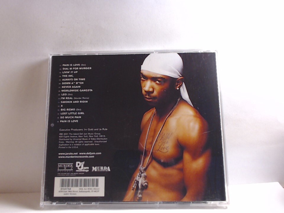 Ja Rule – Pain Is Love (CD, US, 2001, Def Jam) BG060 | eBay UK