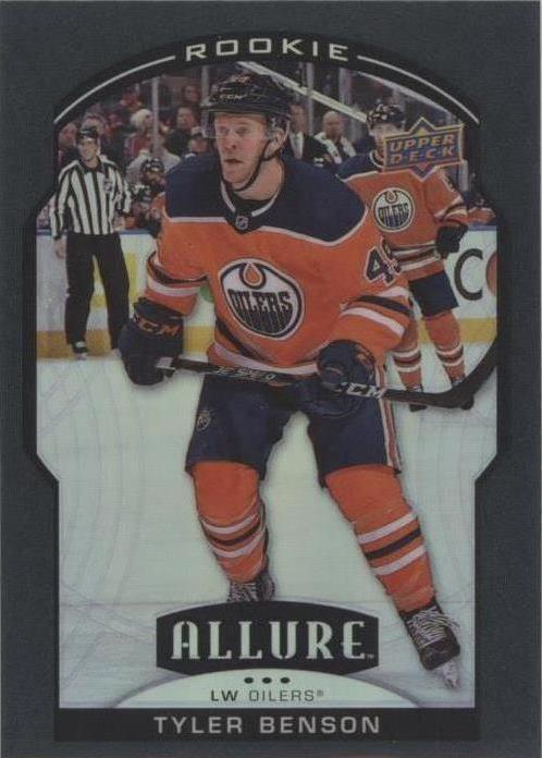 2020-21 Upper Deck Allure - Rookie Tyler Benson #84 Black Rainbow (RC ...
