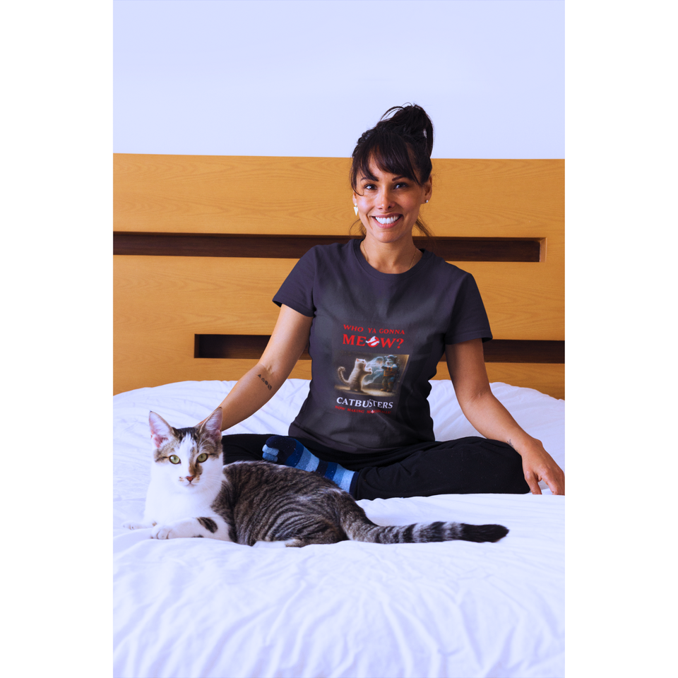 Catbusters (Ghostbusters) Heavyweight Unisex Crewneck Film T-shirt Cat ...