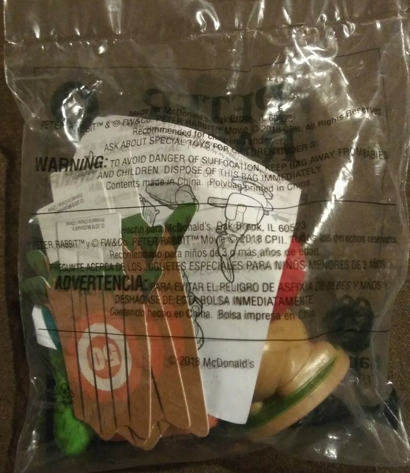 Peter Rabbit Launcher #6 2018 Happy Meal Toy | eBay