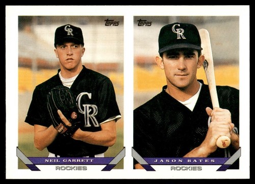 1993 Topps Future Stars #579 Neil Garret/Jason Bates Colorado Rockies ...