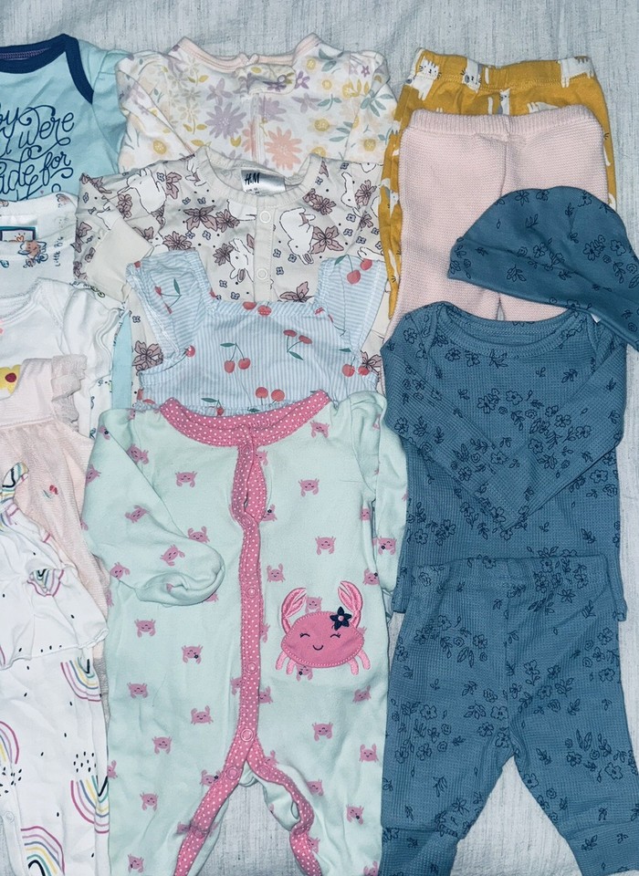 Newborn Baby Girl Clothes Lot | eBay