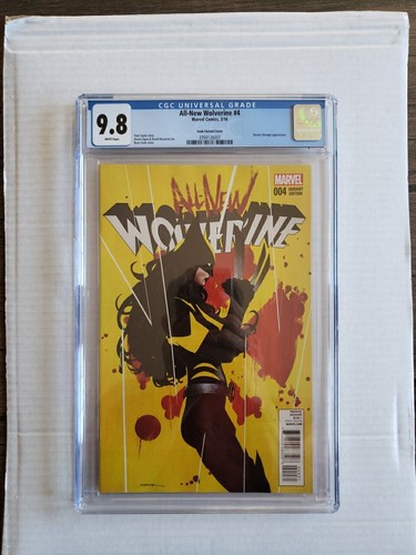 ALL-NEW WOLVERINE #4 CGC 9.8 RYAN SOOK 1:25 VARIANT X-23 MARVEL 2016 | eBay