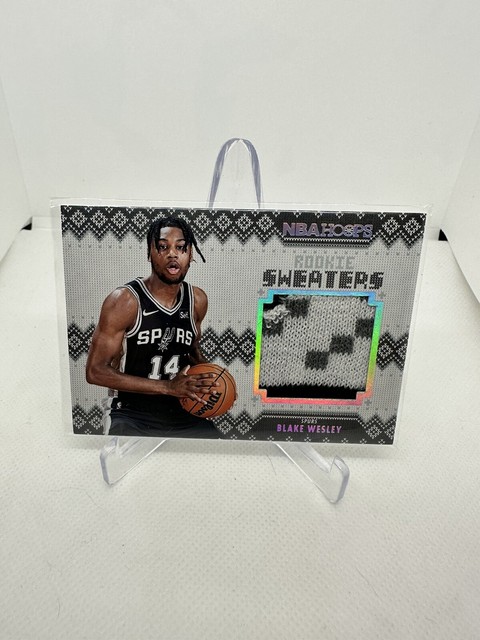 2022-23 Panini NBA Hoops - Rookie Sweaters #RS-BW Blake Wesley (MEM, RC ...