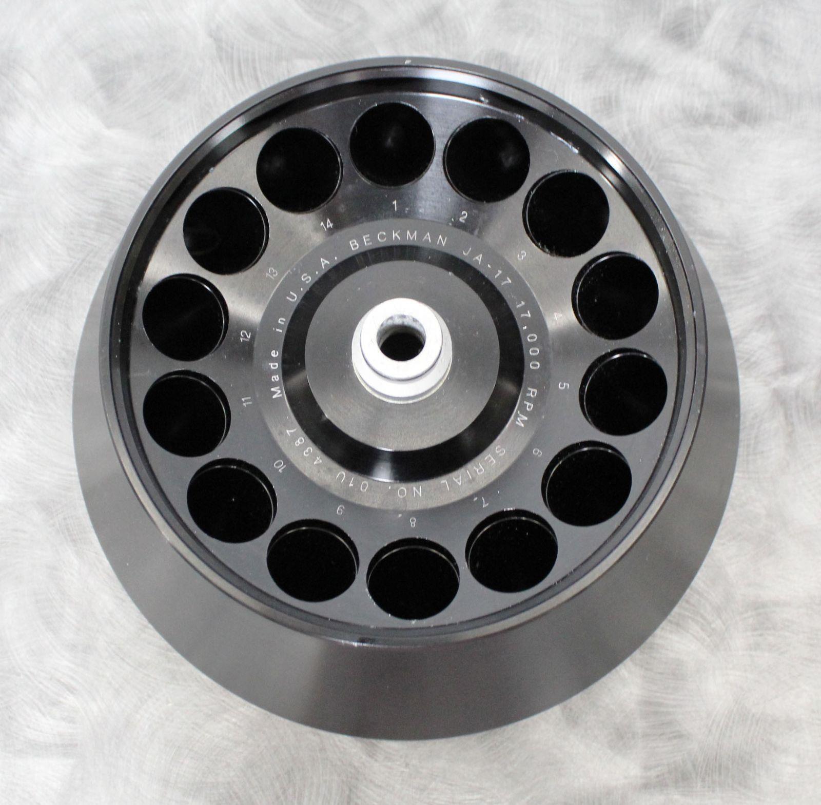 Beckman JA-17 14x50mL Fixed Angle Centrifuge Rotor. No Lid. With 90-Day ...