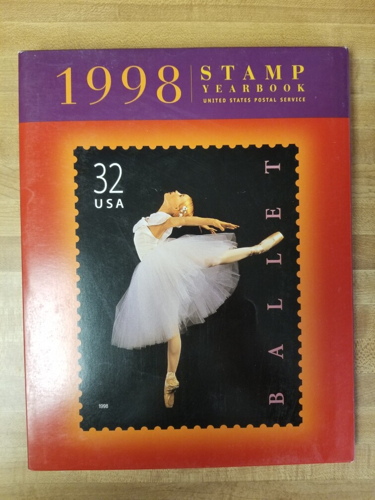 1998 USPS Commemorative Stamp Collection Item No. 8998 - Stamps Mounted ...