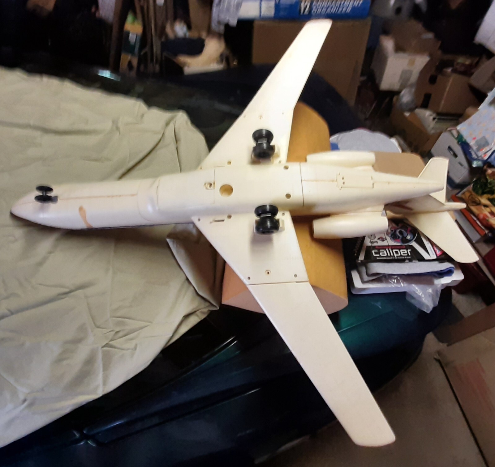 VINTAGE 1969 REMCO 727 UNITED JET AIRLINER BOXED RARE AIRPLANE POWER ...