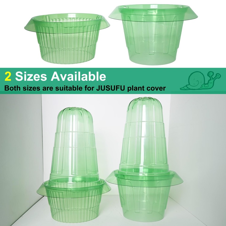 5-Pack Small 5-Pack Large Slug Snail Plant Protector Collar Ring Set | eBay