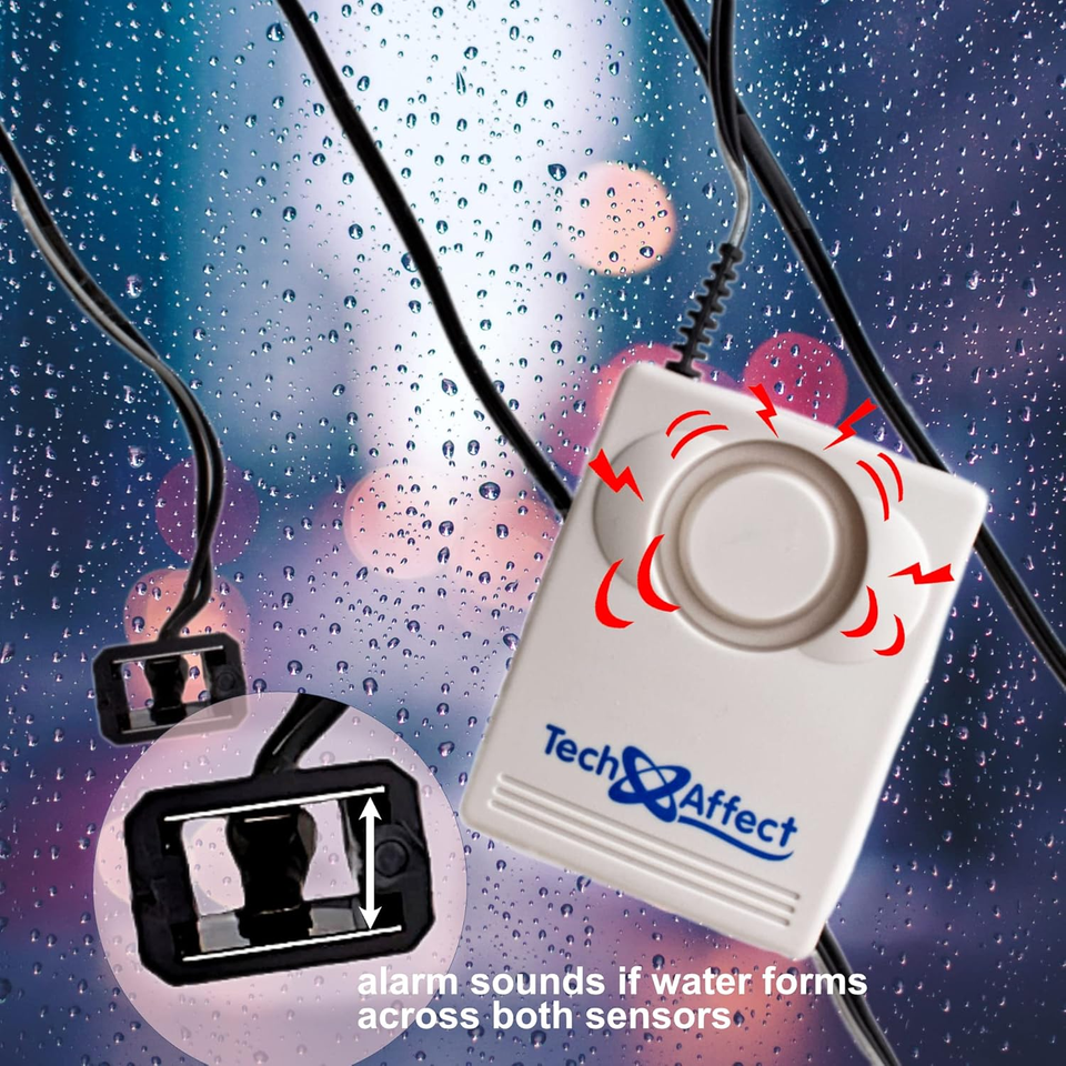 Water Leak Detector - Flood Water Level Sensor Detectors - Bath Alarm ...