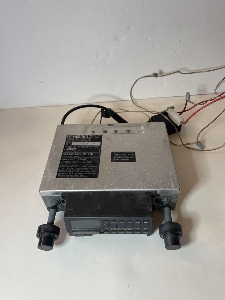 VTG Rare Old School 80s Yamaha YCR-900 Car Stereo Cassette Receiver ...