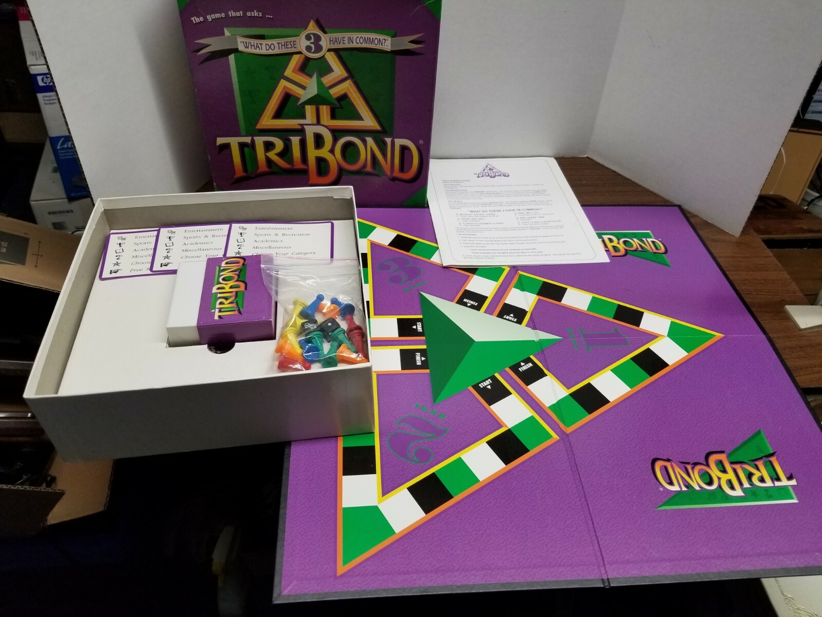 TriBond Board Game - What Do These 3 Things Have In Common? Volume #1 ...