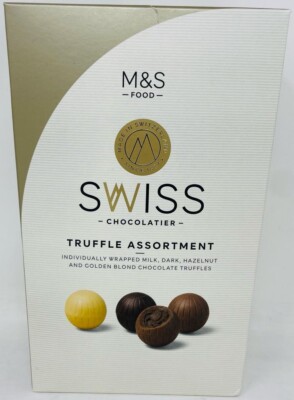 Mark and Spencer SWISS Chocolate Truffle Assortment 665g | eBay UK