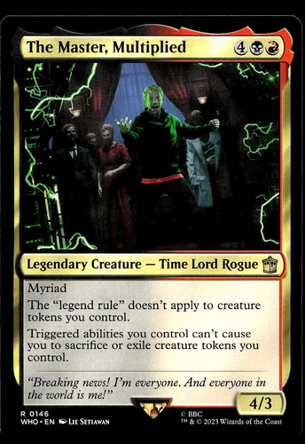 The Master, Multiplied 146 MTG Dr Who Magic Gathering NM X1 | eBay