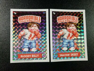 SP FOIL Wes Craven Scream Skeet Ulrich Horrorible Kids Garbage Pail ...