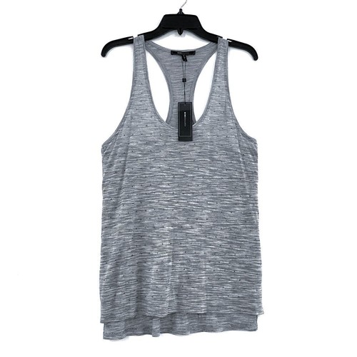 NWT Wmns BCBG Maxazria Gray Heather Loose Fit Racerback Tank Top Sz S ...