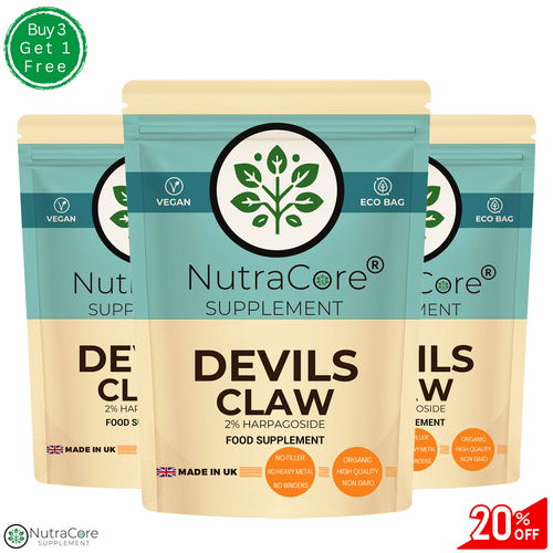 Devils Claw Caps 5000mg-(2% HARPAGOSIDE)-Natural Strong Effective ...