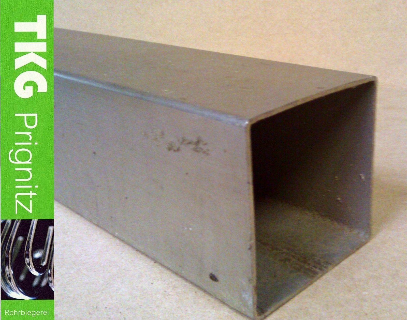 Vierkantrohr Edelstahl V2A roh ungeschliffen Quadratrohr - 100mm bis ...