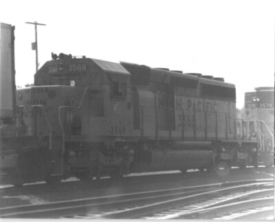 Union Pacific Engine 3568 Marysville Kansas 8 x 10 Glossy 9 July 1985 ...